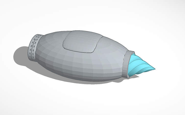 3d Design Drill Capsule Tinkercad