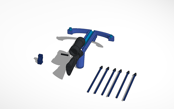 3D design Crossbow - Tinkercad