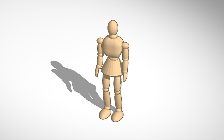 3D design figure - Tinkercad