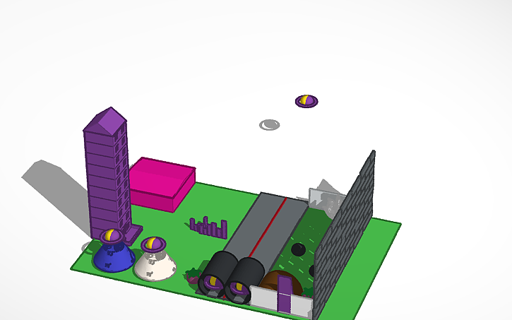 3D design Alien Training Ground | Tinkercad