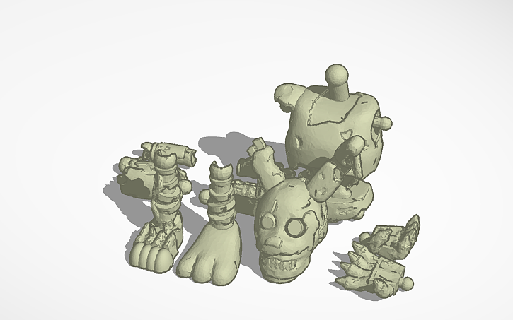 3D design Funko Burn trap - Tinkercad