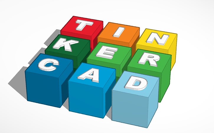 3D design tinkercad logo | Tinkercad