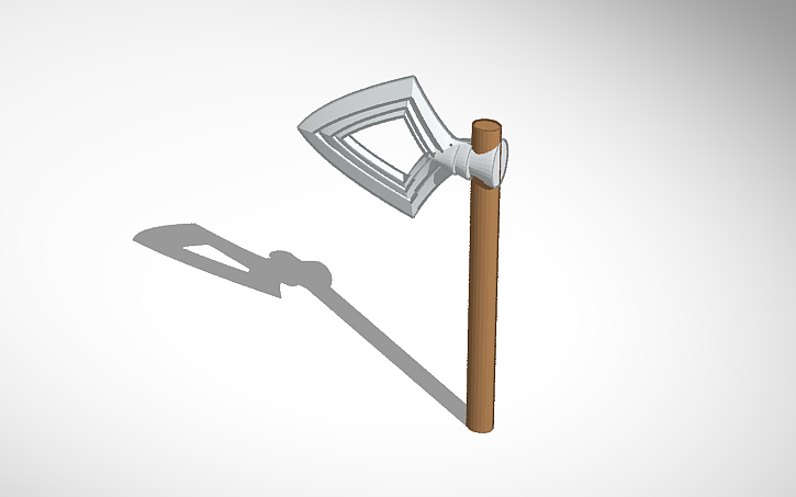 3D design Hatchet Design - Tinkercad