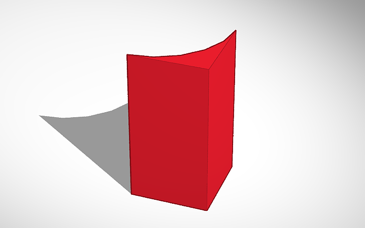 3D design Negative Corner - Tinkercad