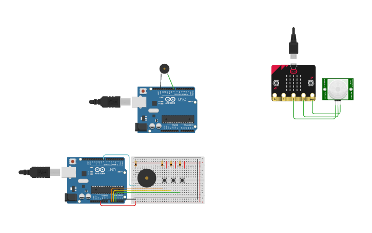 Circuit design smart light - Tinkercad