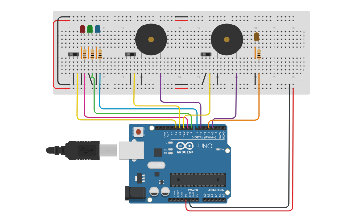 Circuit design Digital I/O controls_AnaMariaGómez - Tinkercad
