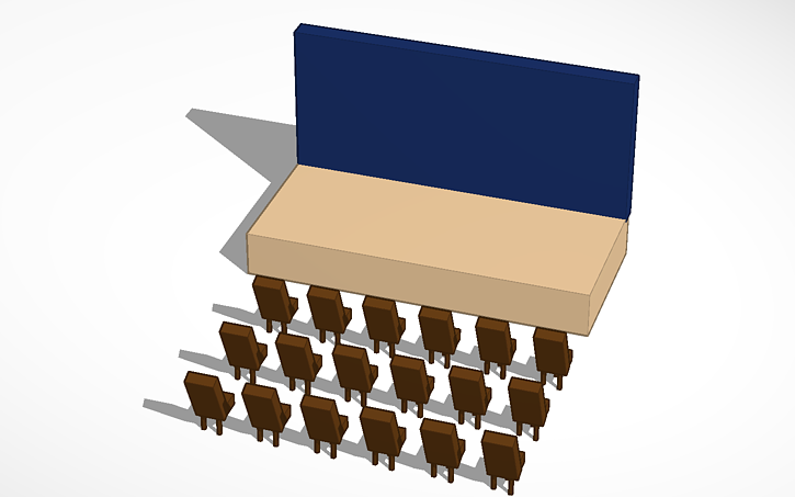 3D design Auditorium - Tinkercad
