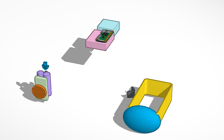 3D design QR SCANNER - Tinkercad