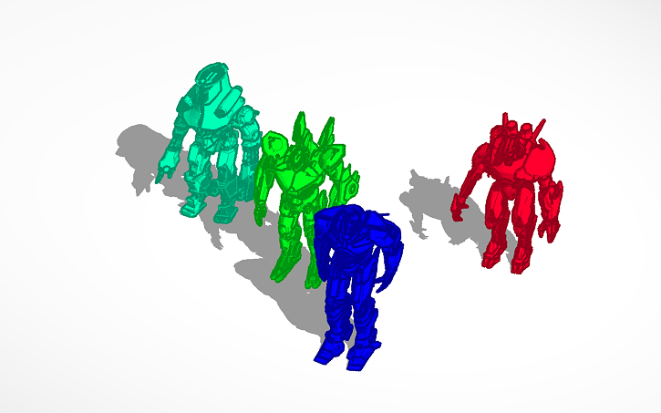 3D design Pacific rim robots r - Tinkercad