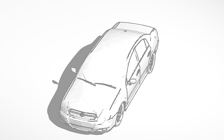 3D design #44-Opel Vectra - Tinkercad