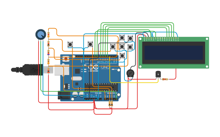 Circuit Design Lcd Keypad Stepper Motor Limit Switch Tinkercad