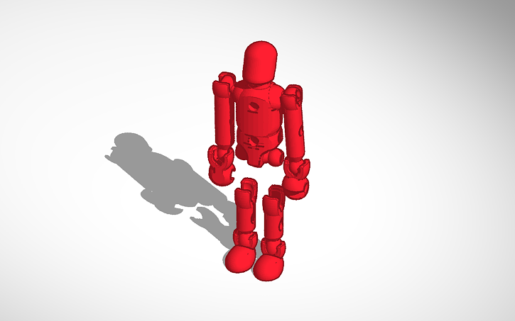3D design Action figure | Tinkercad