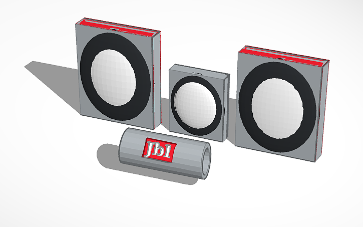 3D design Speakers - Tinkercad