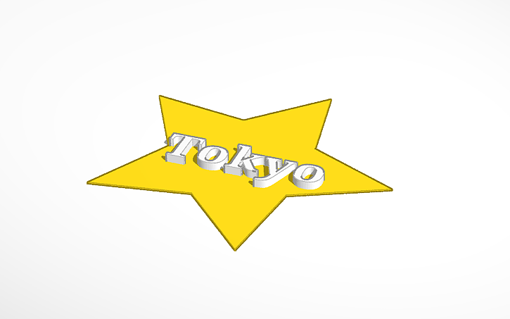 3D design Tokyo Star | Tinkercad