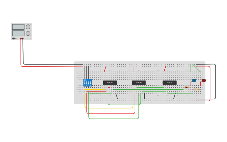 Circuit design Lab(DSD) exp1 | Tinkercad