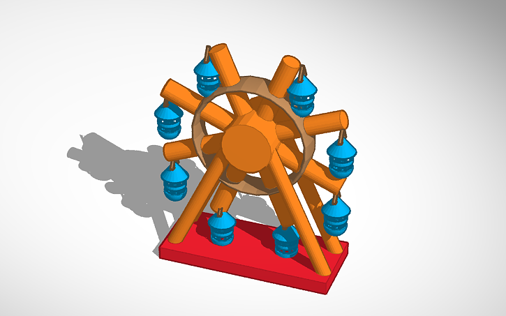 3D design Rodney Recycling ferris wheel | Tinkercad
