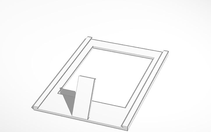 3D design Photo Frame 2 - Tinkercad