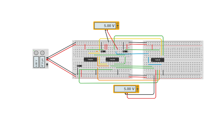 Circuit Design Problema 1e Tinkercad