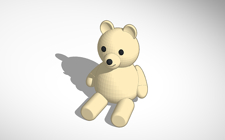 3D design 3D TEDDY BEAR | Tinkercad
