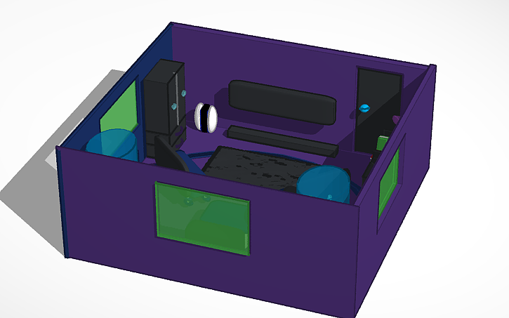 3D design Techniese droom kamer - Tinkercad