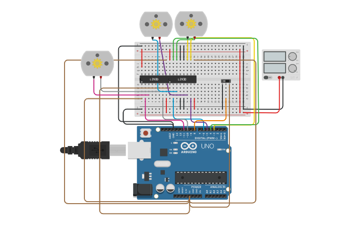 Circuit design Machine design | Tinkercad