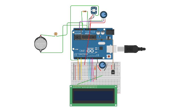 Circuit design SMART AGRICULTURE MONITORING SYSTEM - Tinkercad
