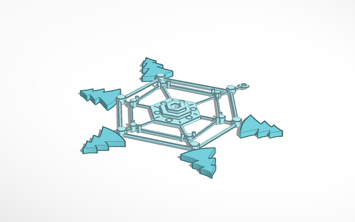 3D design Snowflake - Tinkercad