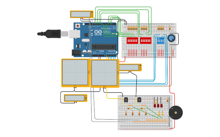 Circuit design Prototype EWI | Tinkercad