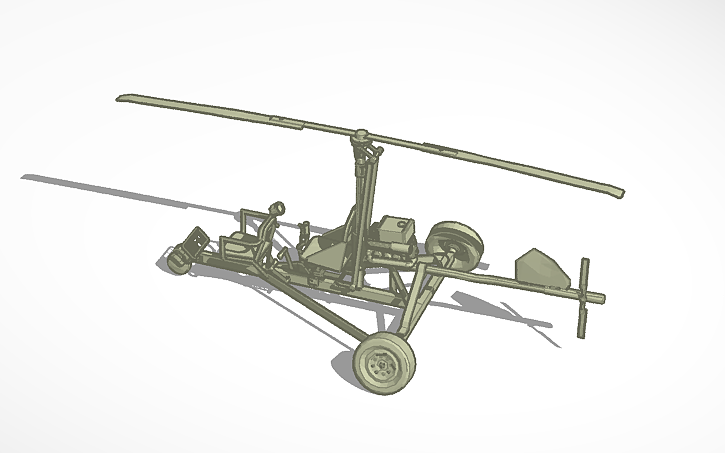 3d Design Rust Minicopter Tinkercad