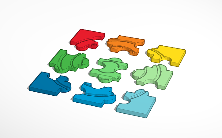 3D design Puzzle - Tinkercad