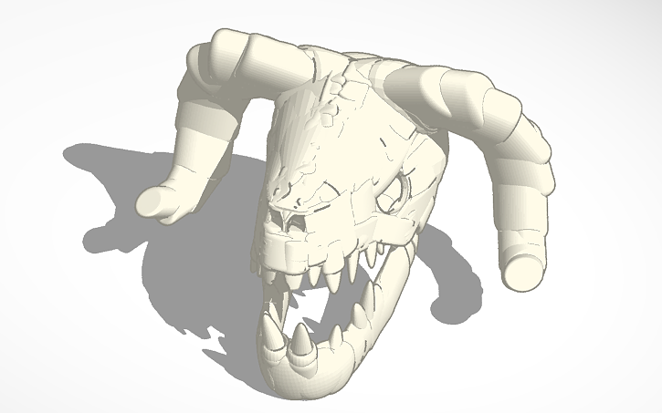 3D design deathclaw skull | Tinkercad