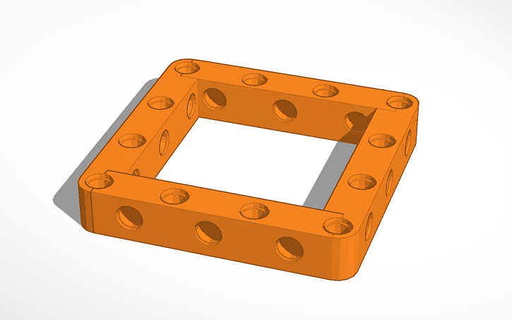 3D design lego 7x7 liftarm beta 0.1 | Tinkercad