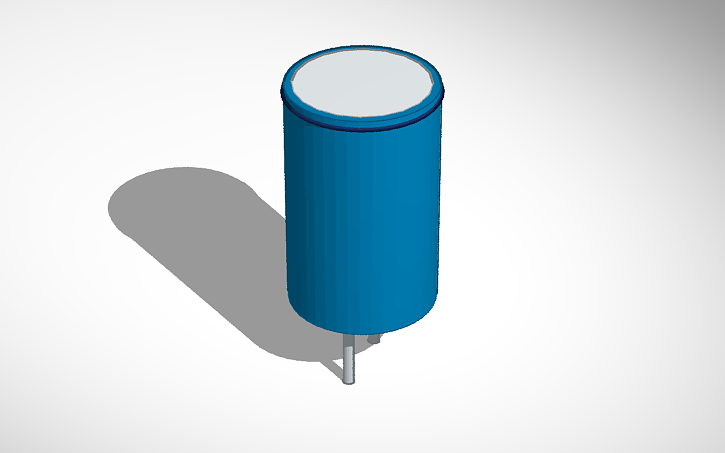 3D design PCB Capacitor V | Tinkercad