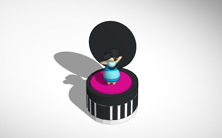 3D design music box - Tinkercad