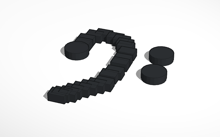 3D design Bass Clef | Tinkercad