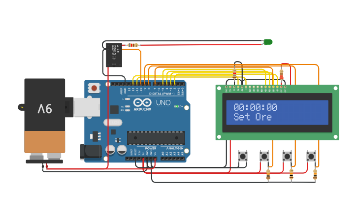 Circuit Design Timer Tinkercad