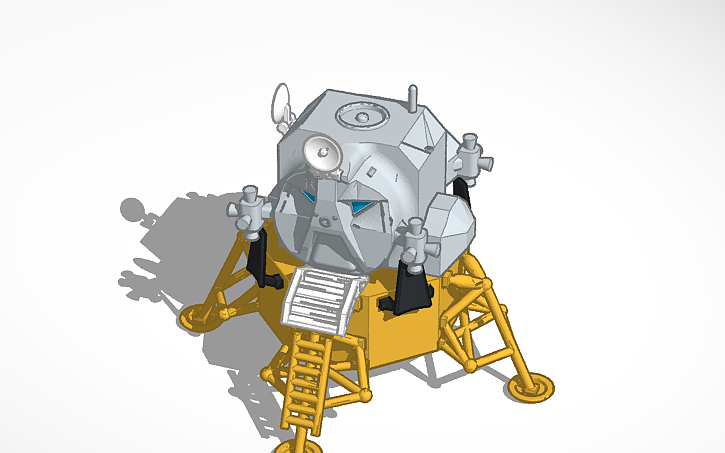3D design Lunar Module - Tinkercad