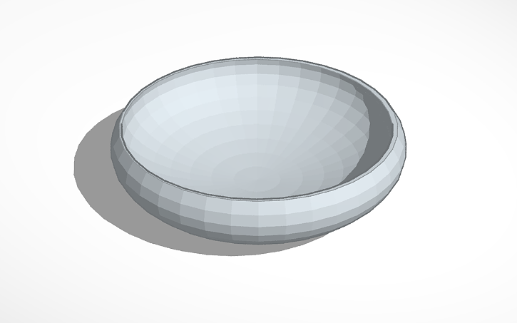 3D design Bowl | Tinkercad