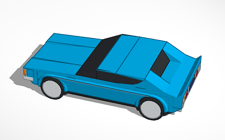 3D design Niko's car (simplified) - Tinkercad