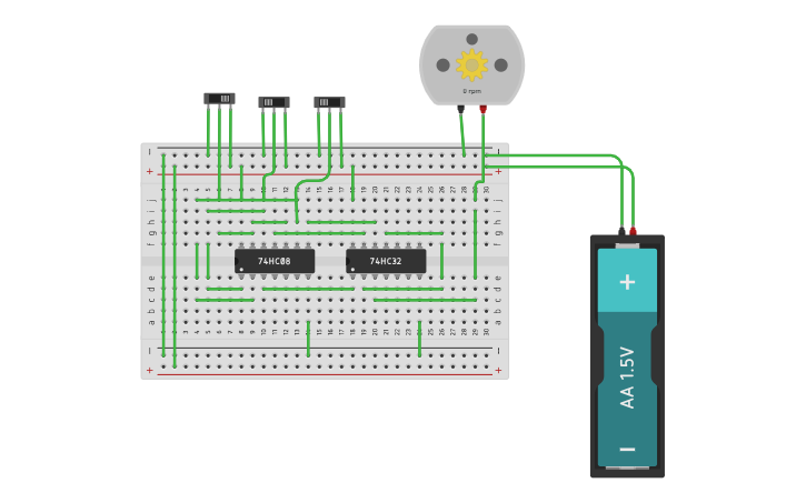 Circuit design neural network - Tinkercad