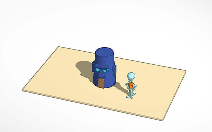 3D design squidwards house - Tinkercad