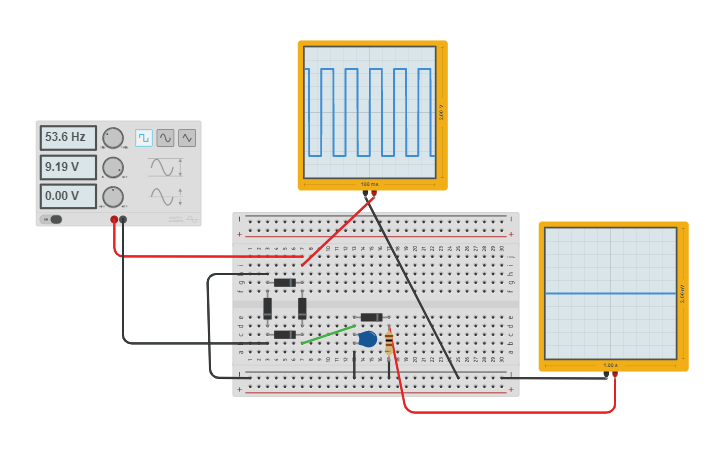 Circuit design piezo - Tinkercad