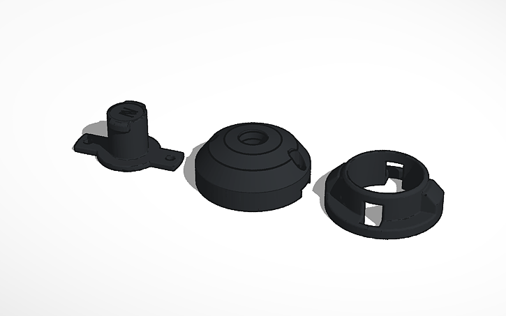 3D design "shift" beyblade driver 1 - Tinkercad