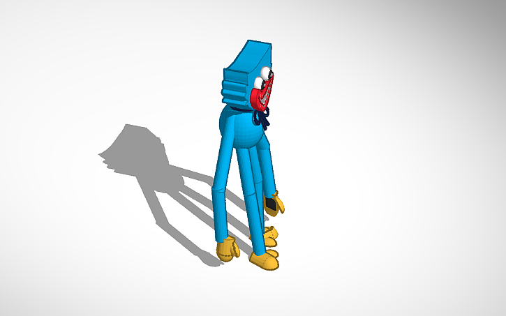 3D design Huggy wuggy - Tinkercad