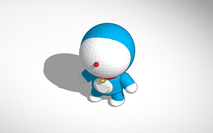 3D design DORAEMON - Tinkercad