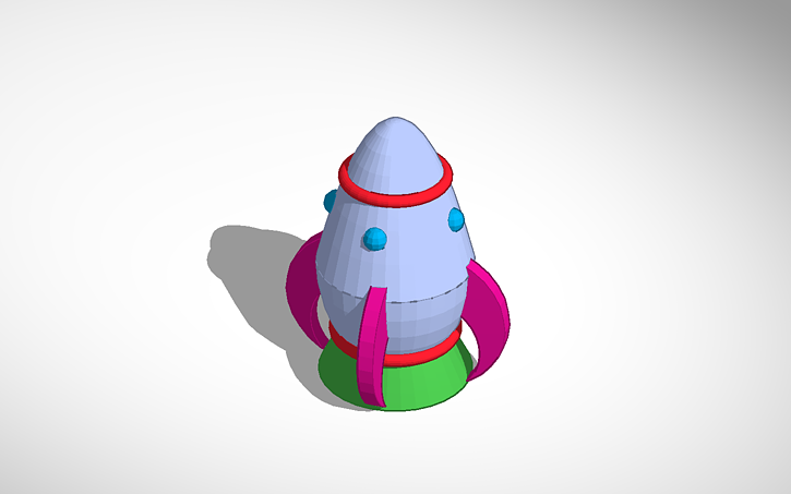 3D design Complex Spaceship | Tinkercad