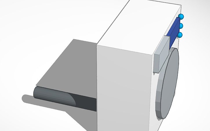 3D design Washing machine Front load - Tinkercad