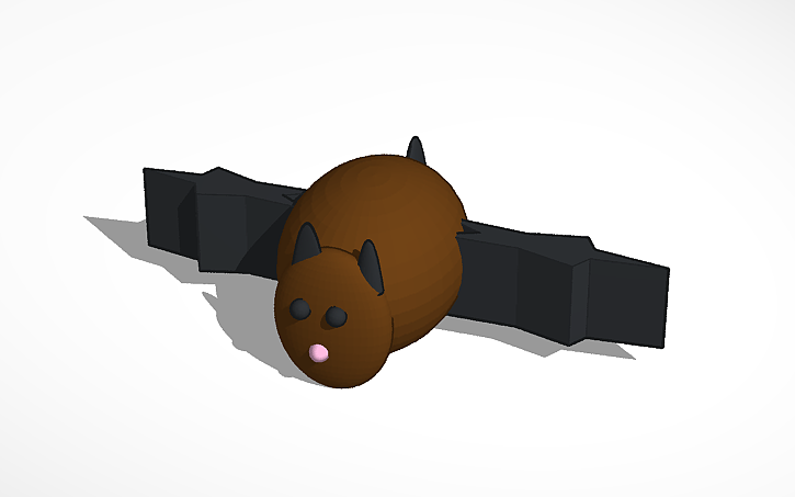 3D design short tailed bat | Tinkercad