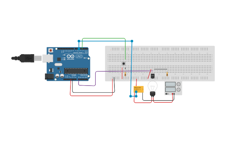 Circuit design Auto coffee maker - Tinkercad