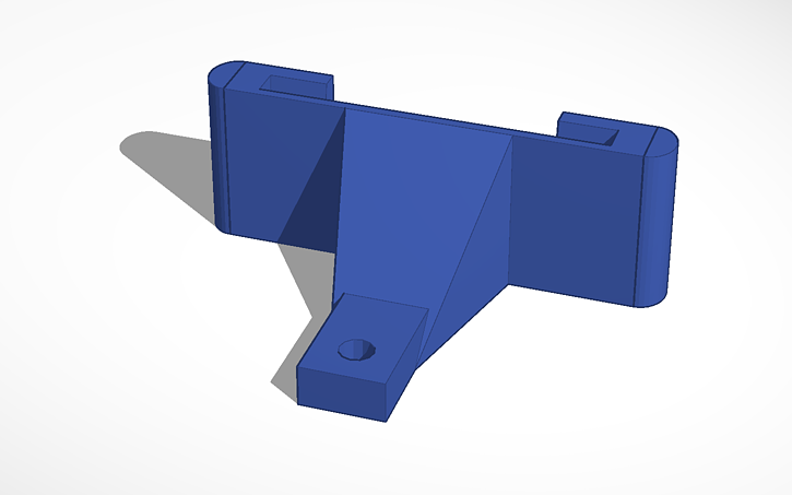 3D design Radio Bracket - Tinkercad